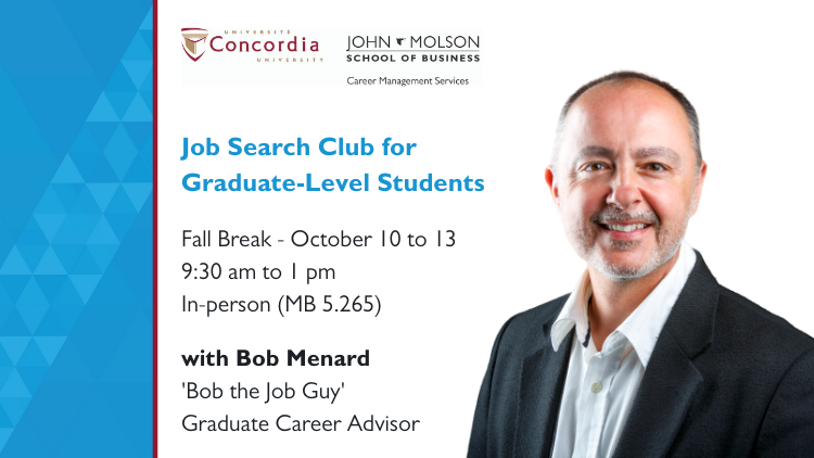 John Molson School of Business - Events / Workshops